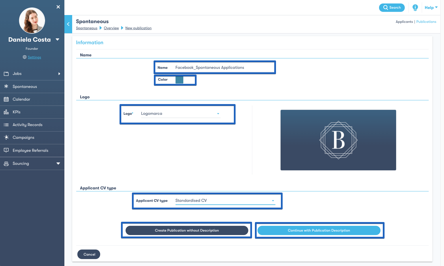 How to Create Spontaneous Applications